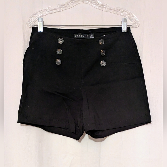 one 5 one | Shorts | Shorts One 5 One Black High Waist Shorts 6 Front ...